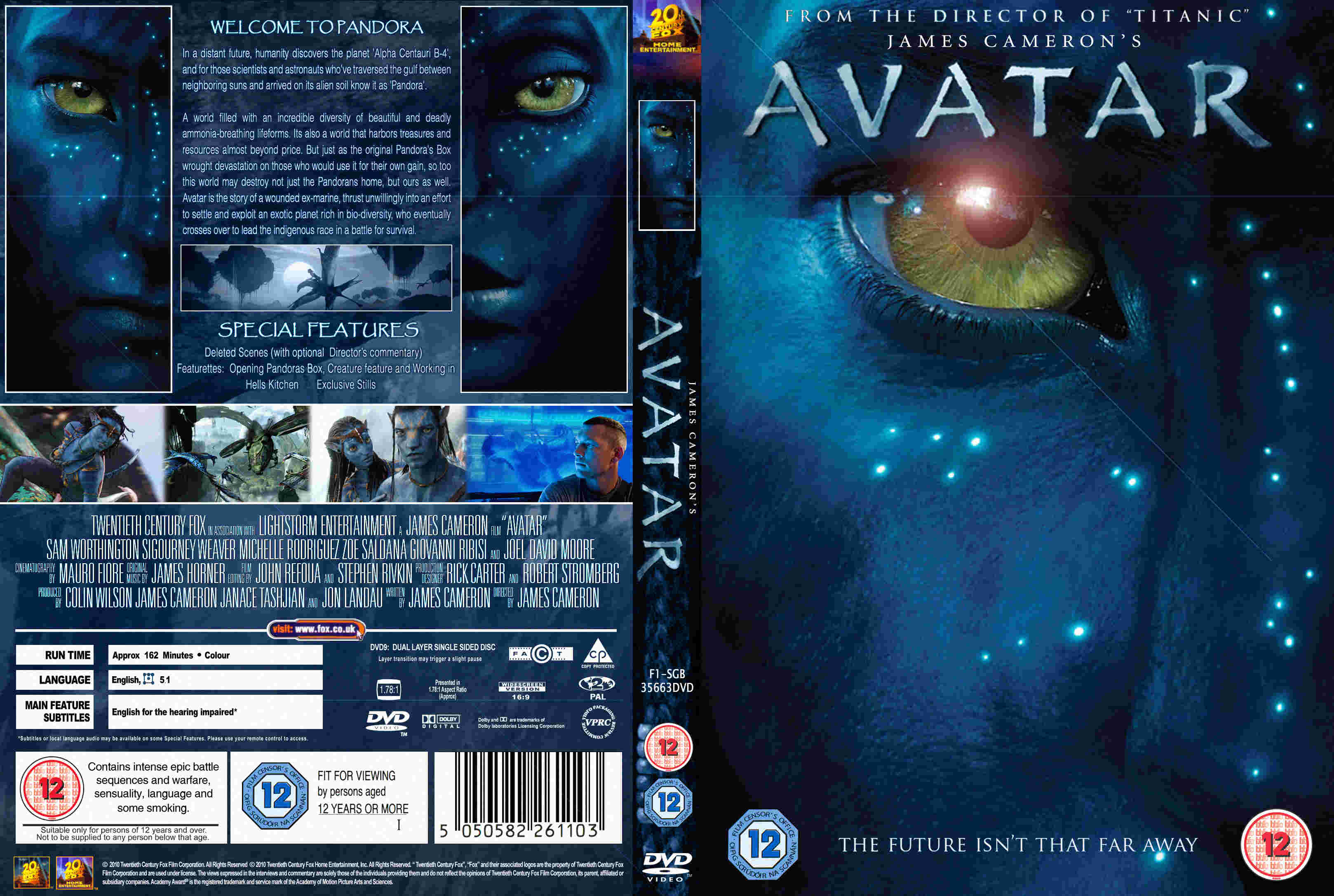 Radar Vendas: Capas DVD e Blu-Ray Avatar